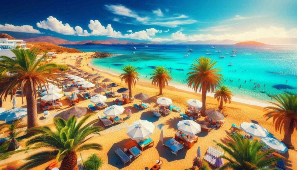 Paros Golden Beach offers Crystal-Clear Waters. and Relax - Travels Canvas